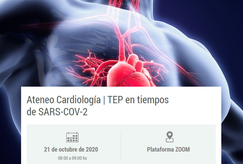 TEP en tiempos de SARS-COV-2 | Ateneo Cardiología 21-Oct-2020 - SCITE